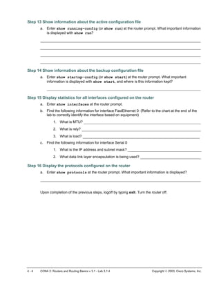 Cisco labs practical1 | PDF | Operating Systems | Computer Software and Applications