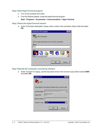 Cisco labs practical1 | PDF | Operating Systems | Computer Software and Applications