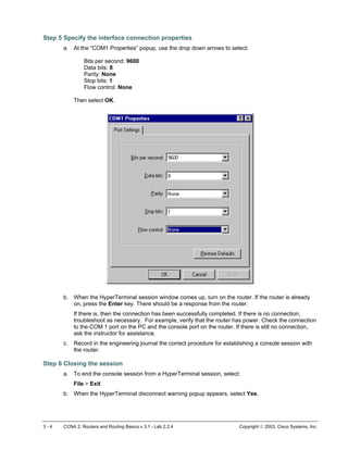 Cisco labs practical1 | PDF | Operating Systems | Computer Software and Applications