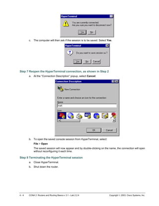 Cisco labs practical1 | PDF | Operating Systems | Computer Software and Applications