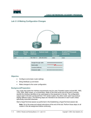 Cisco labs practical2 | PDF
