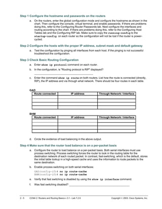 Cisco labs practical3 | PDF