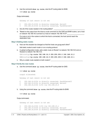 Cisco labs practical3 | PDF