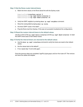 Cisco labs practical4 | PDF