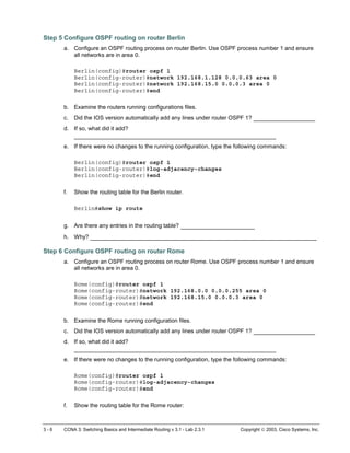 Cisco labs practical4 | PDF