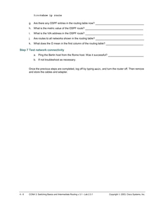 Cisco labs practical4 | PDF