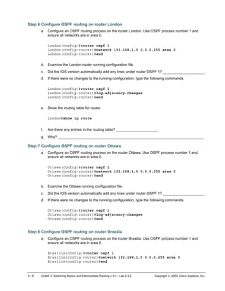 Cisco labs practical4 | PDF
