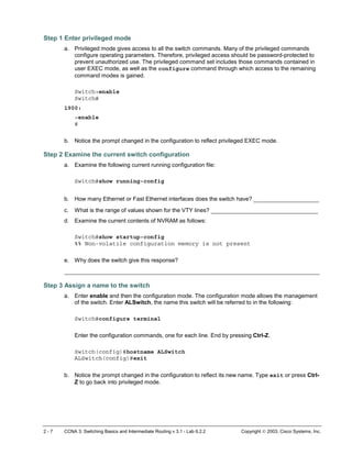 Cisco labs practical6 | PDF