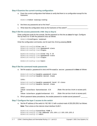 Cisco labs practical6 | PDF