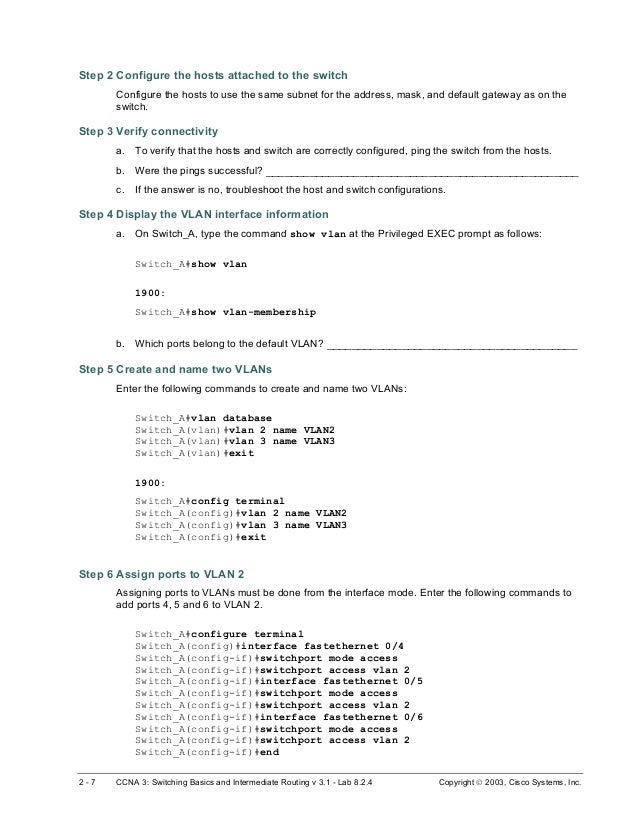 Cisco labs practical6