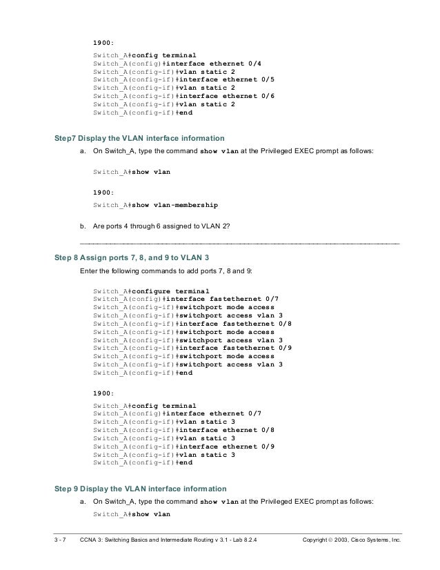 Cisco labs practical6