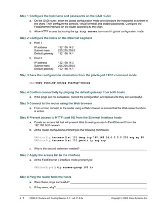 Cisco labs practical7 | PDF