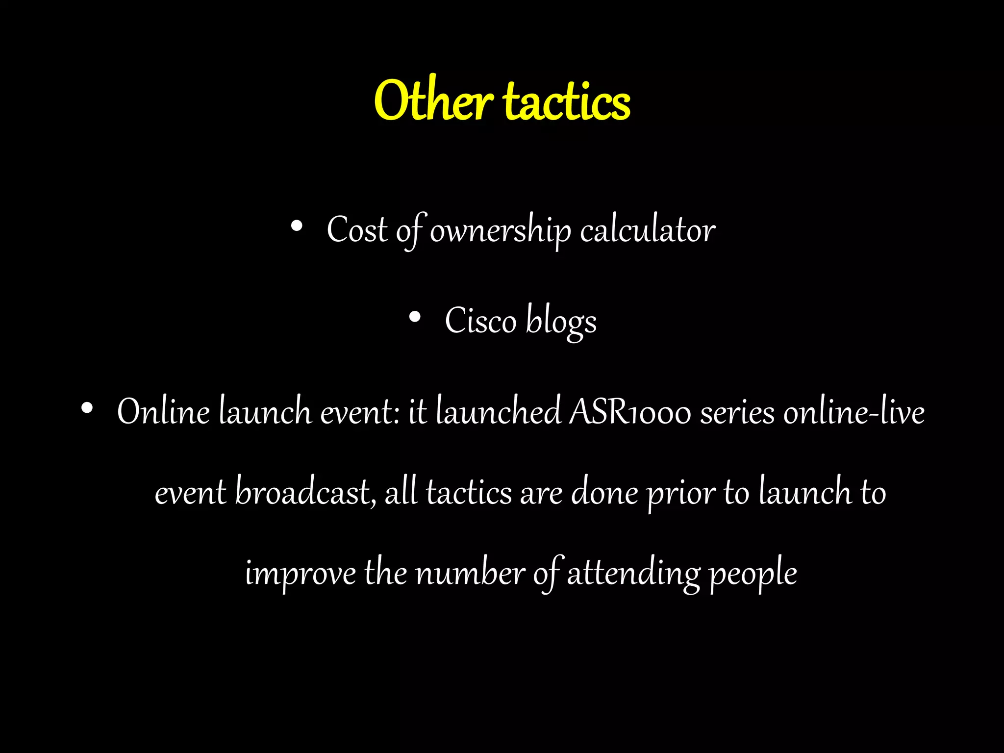 Cisco Launching Asr 1000 Series Router Using Social Media Ppt