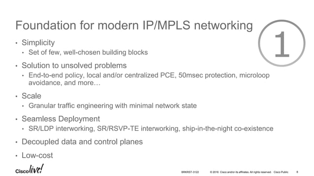 Segment Routing Advanced Use Cases Cisco Live 2016 Usa Pdf Computer Networking Computing