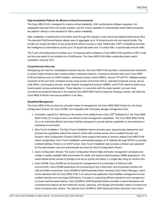 Cisco MDS 9148 Multilayer Fabric Switch | PDF