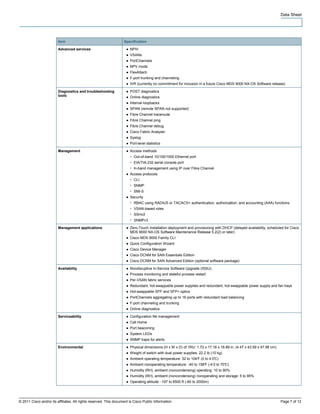 Cisco MDS 9148 Multilayer Fabric Switch | PDF