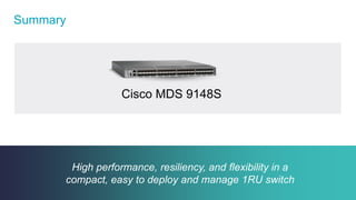 Cisco mds 9148s Technical Overview | PPT