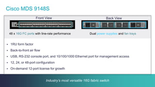 Cisco mds 9148s Technical Overview | PPT