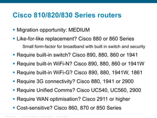 Cisco Product Migration options | PPT
