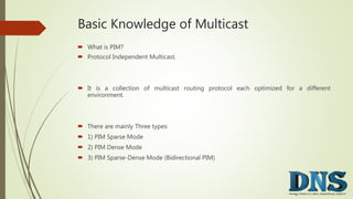 Cisco multicast routing with vlc player | PPT