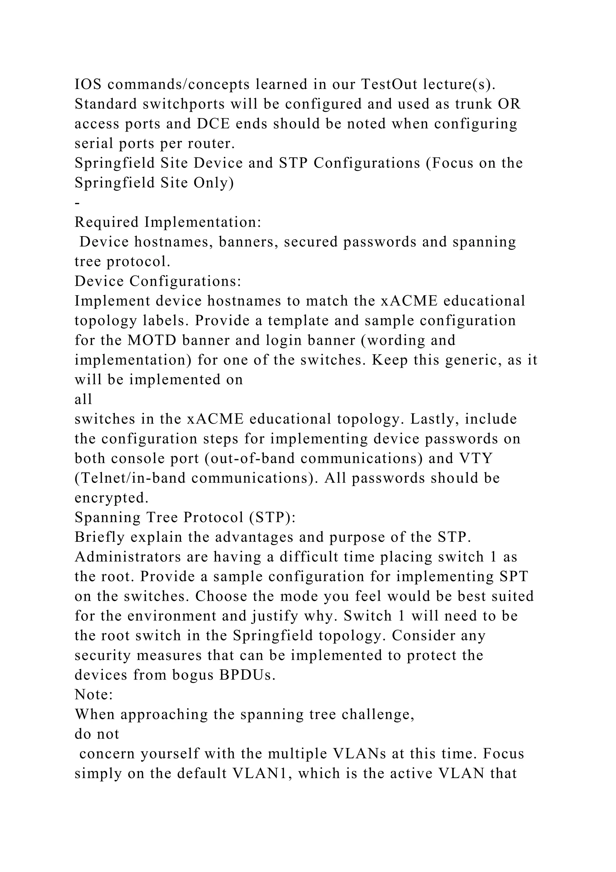 Cisco Networking - WAN Implementation with SOHO ConfigurationYou.docx