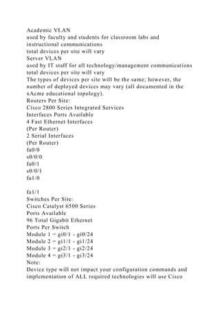 Cisco Networking - WAN Implementation with SOHO ConfigurationYou.docx
