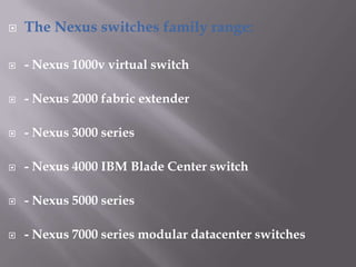 Cisco nexus series | PPTX