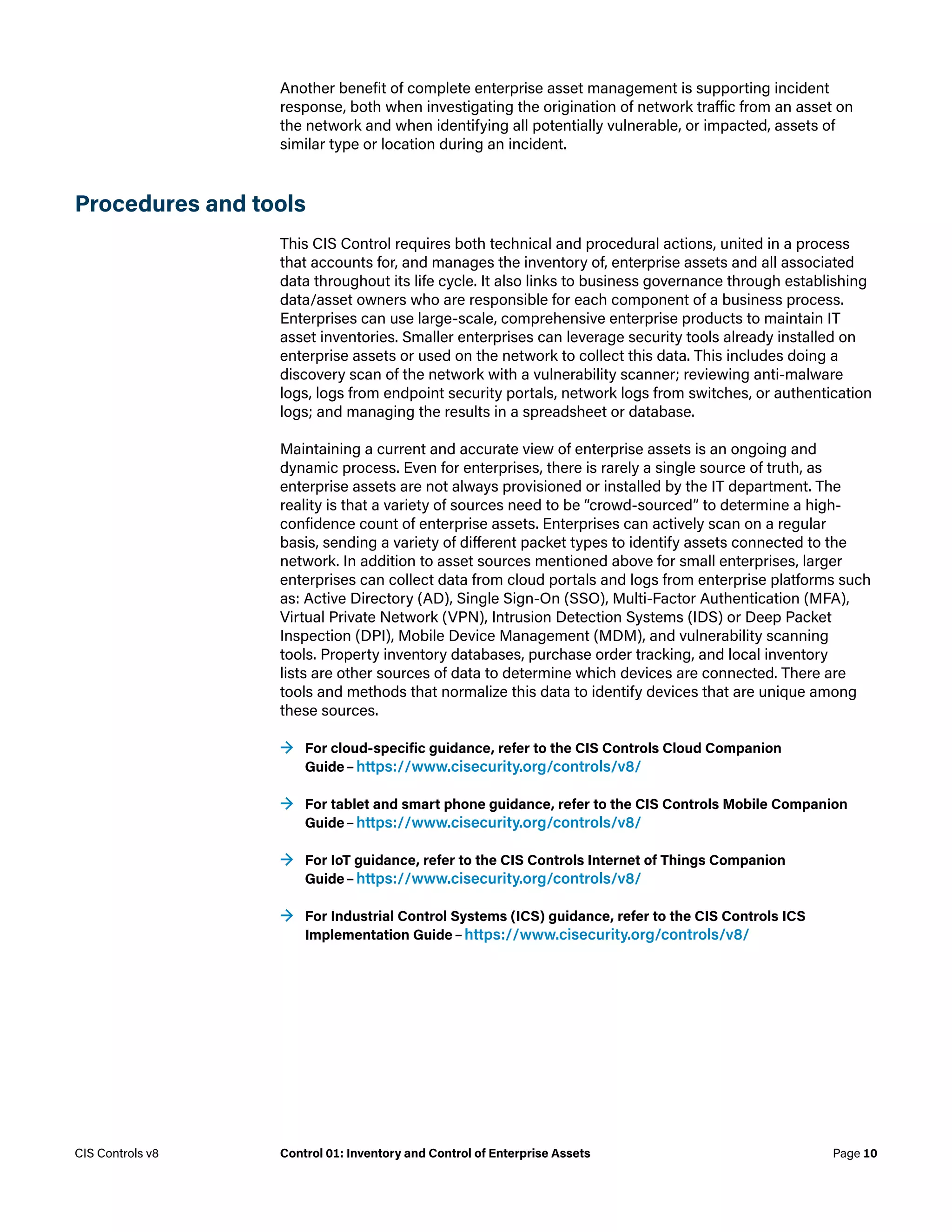 Cis controls v8_guide (1) | PDF