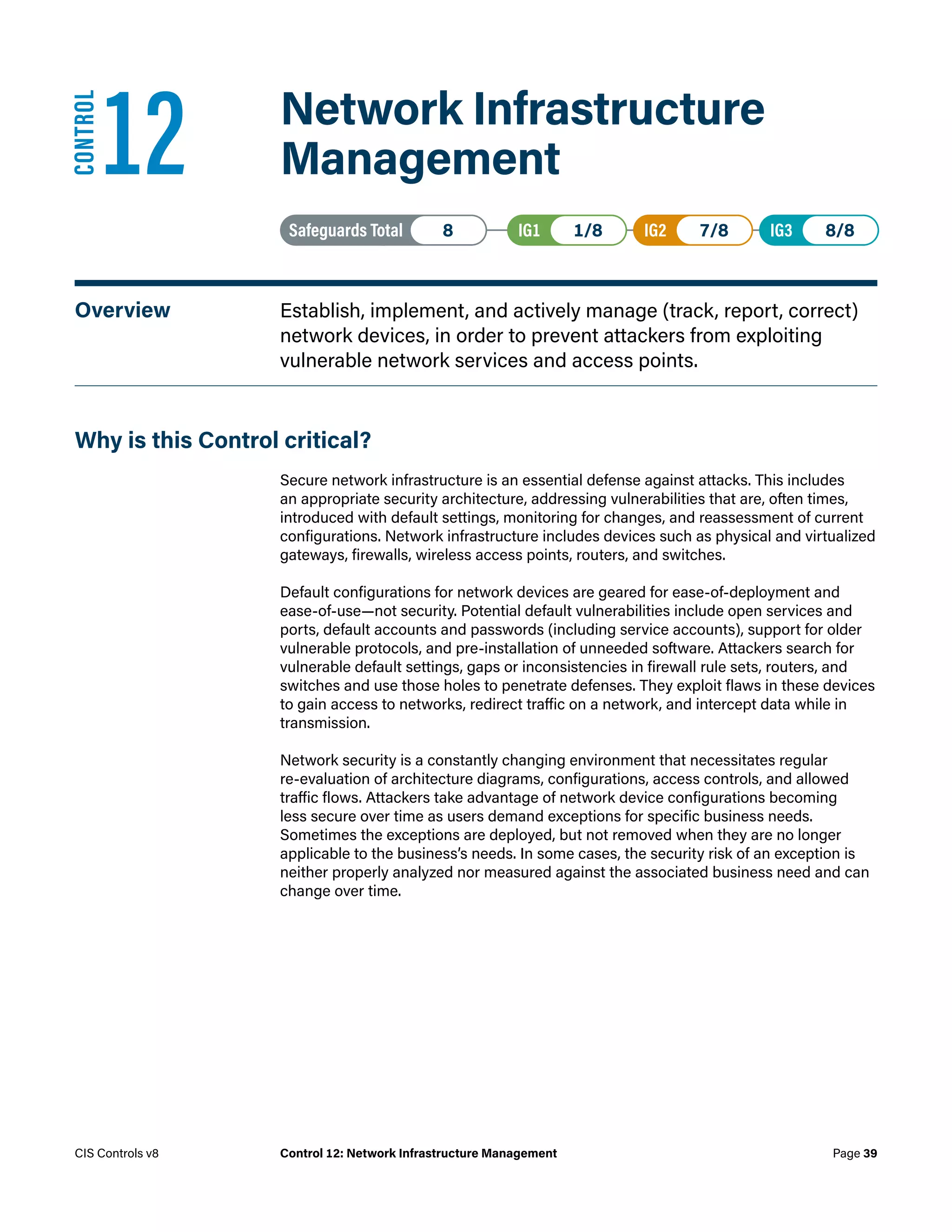 Cis controls v8_guide (1) | PDF