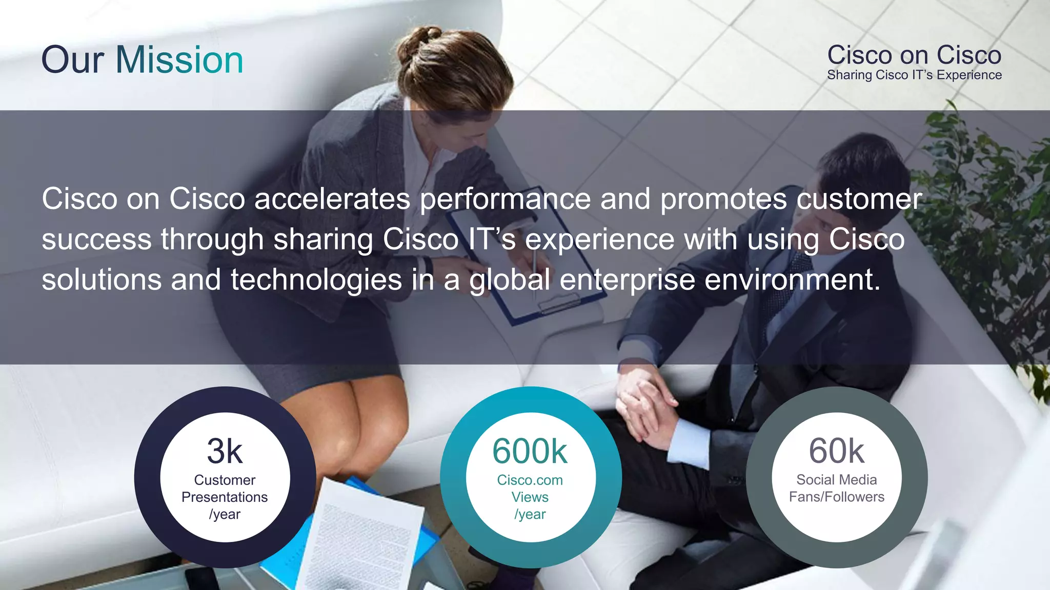 Cisco on Cisco - Sharing Cisco IT's Experience | PPT