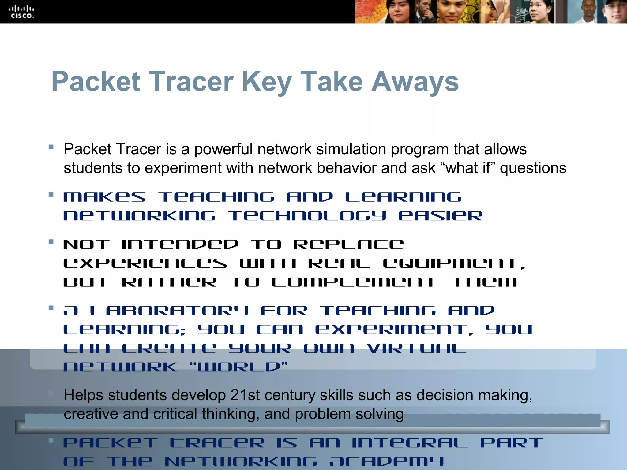 Cisco Packet Tracer Overview | PPT