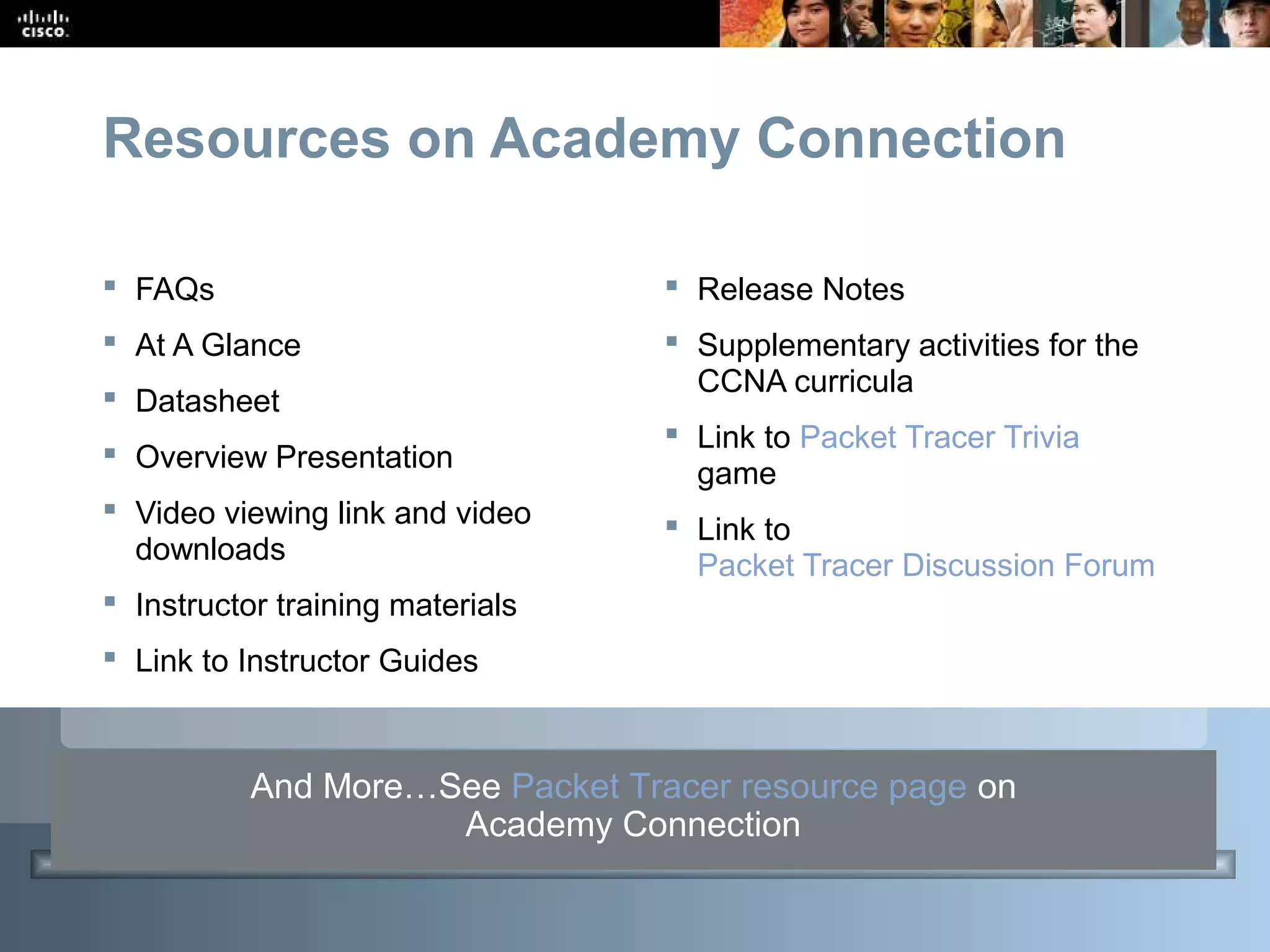 Cisco Packet Tracer Overview | PPT