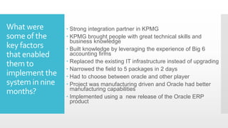 ITM CISCO CASE PPT(REPORT) | PPT