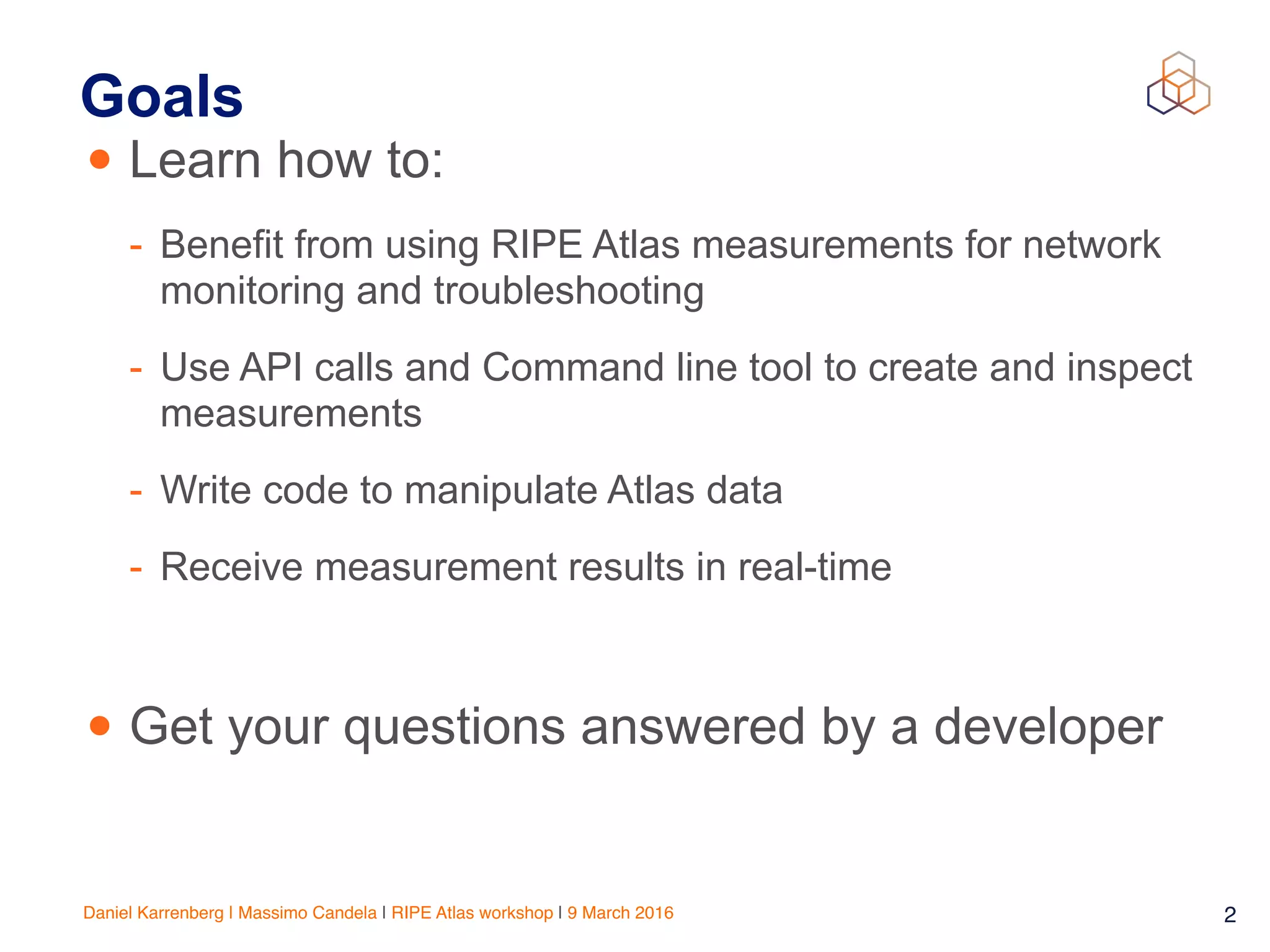 RIPE Atlas - Cisco Workshop | PDF