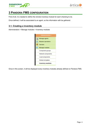 Pandora FMS: Cisco Remote inventory modules | PDF