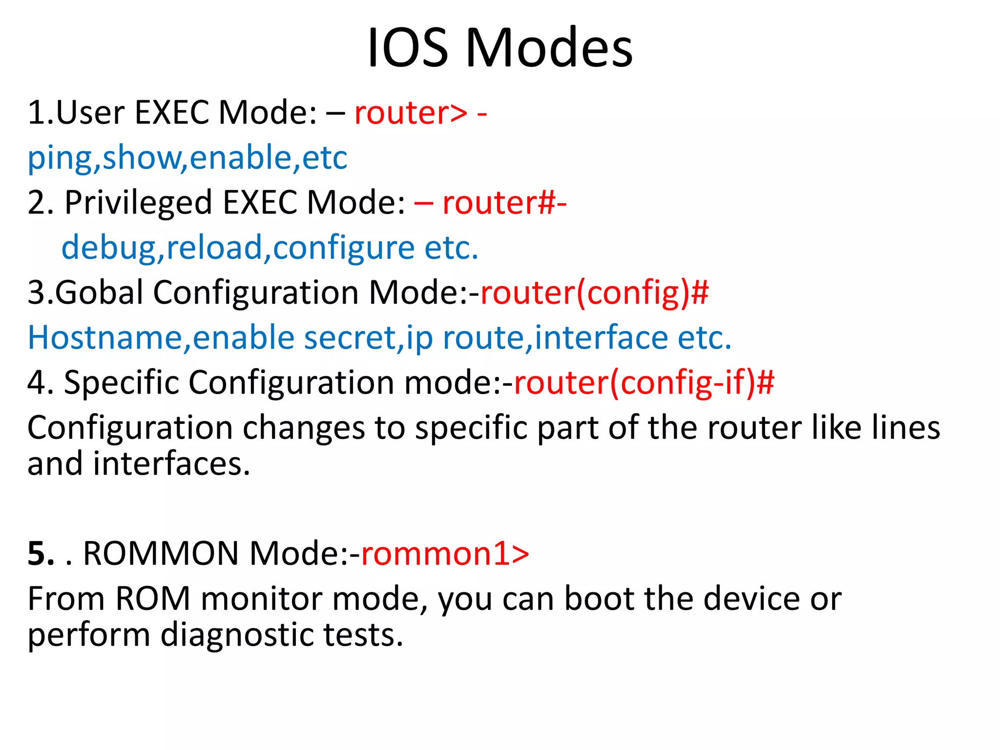 Cisco router basic | PPTX