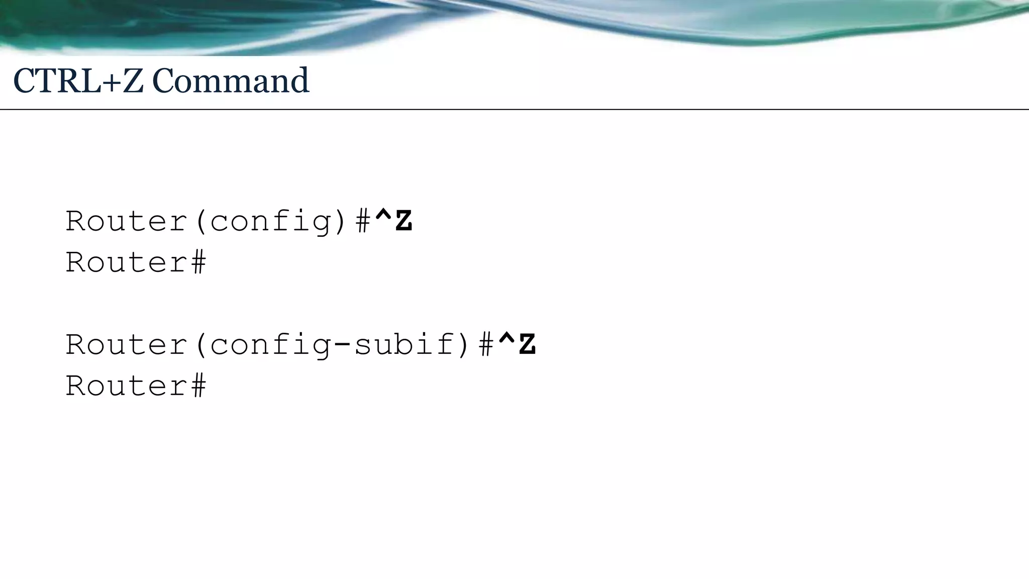 Cisco Router Basic Configuraiton | PPTX