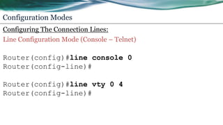 Cisco Router Basic Configuraiton | PPTX
