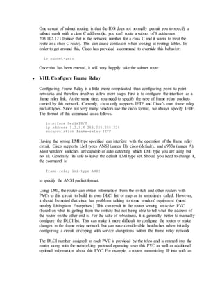 Cisco router configuration | DOCX | Computer Peripherals | Computing
