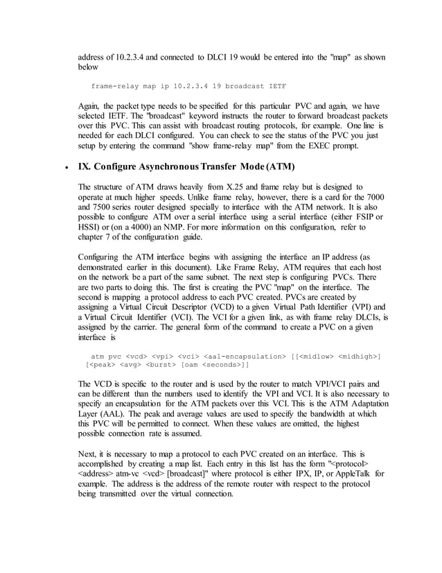 Cisco router configuration | PDF