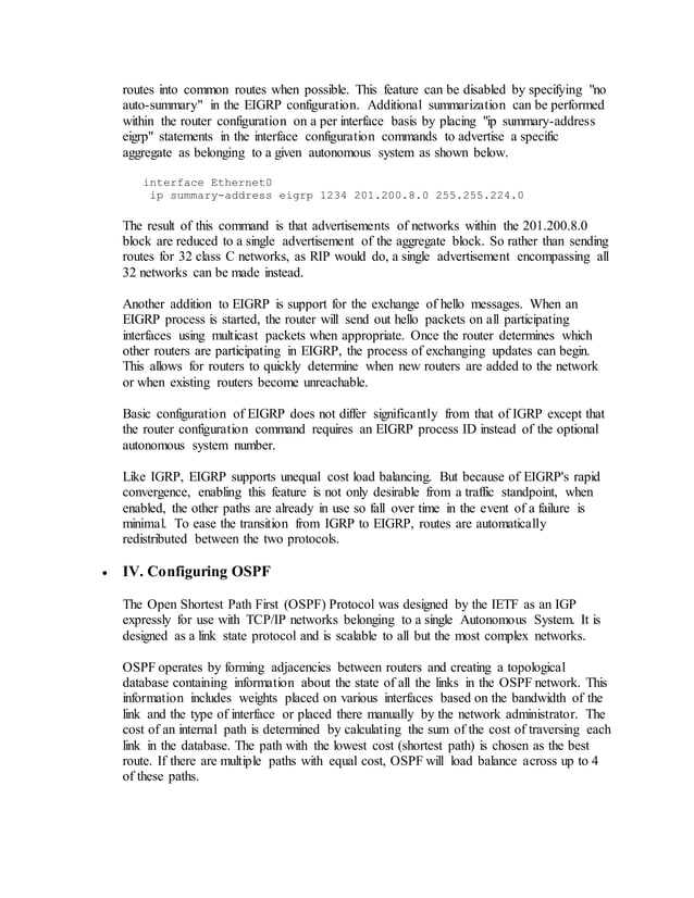 Cisco router configuration | PDF