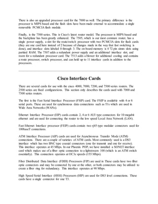 Cisco router configuration | DOCX | Computer Peripherals | Computing