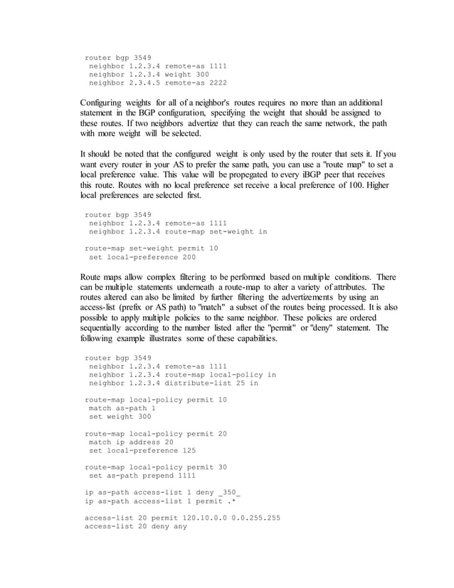 Cisco router configuration | PDF