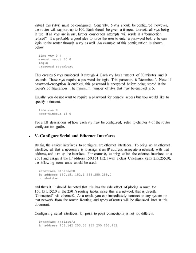 Cisco Router Configuration Pdf