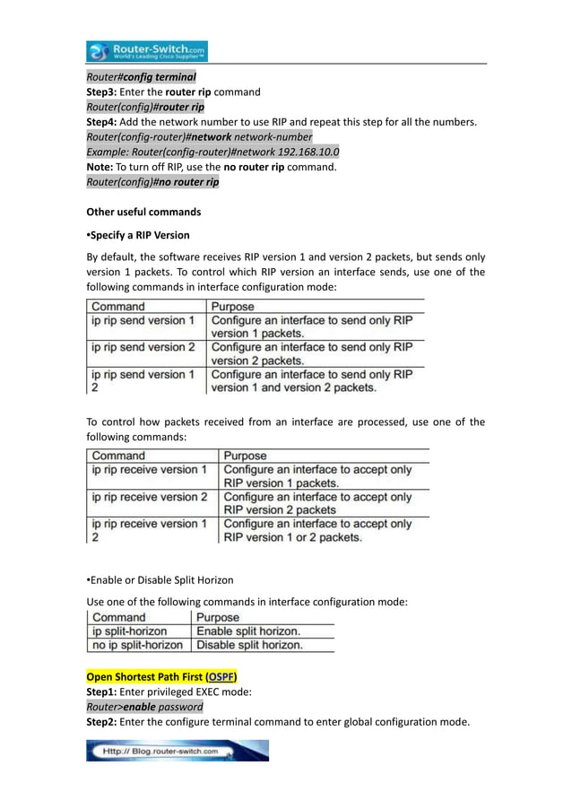 Cisco router configuration tutorial | PDF