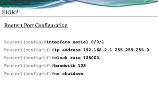 Cisco Router EIGRP Config | PPT