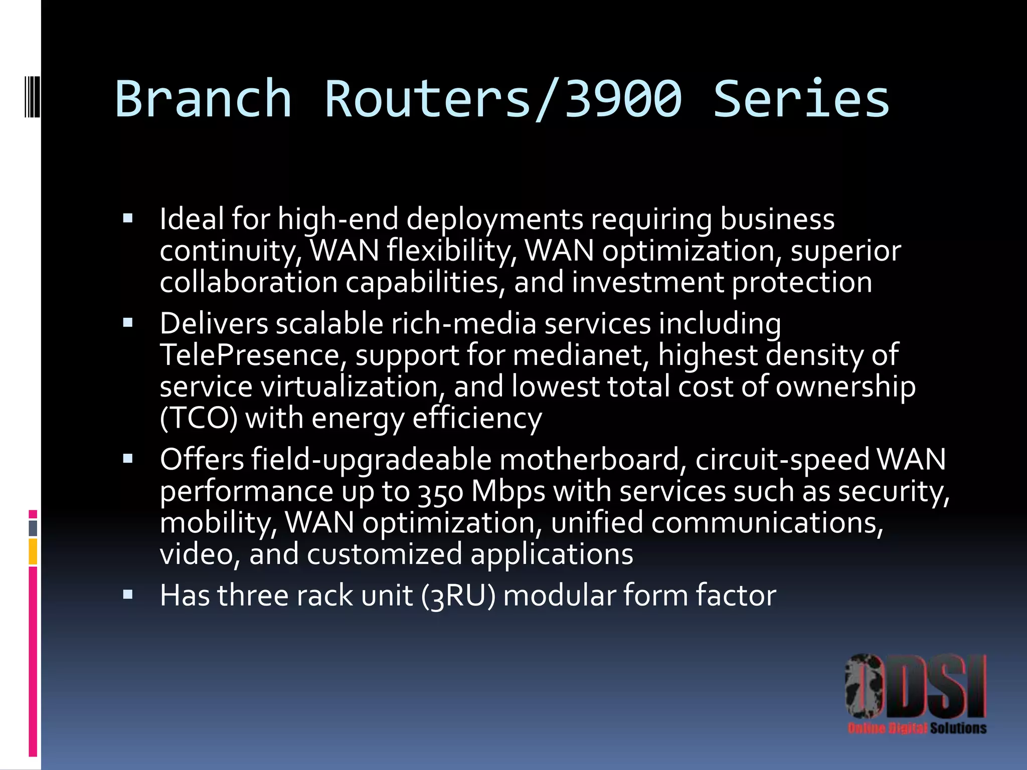 Cisco Routers | PPTX
