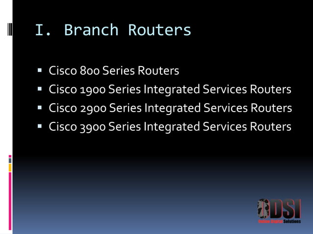 Cisco Routers | PPTX | Computer Peripherals | Computing