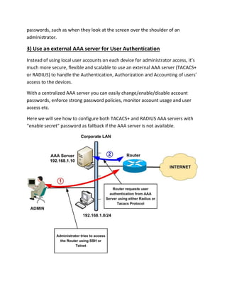Cisco Router and Switch Security Hardening Guide | PDF