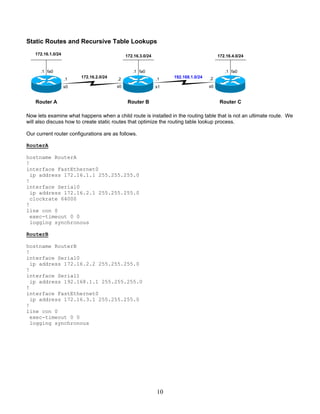 Understanding the Routing Table Structure | PDF | Computer Networking ...